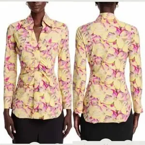 Chiara Boni | Tops | Chiara Boni La Petite Robe Shohreh Print Shirt ...